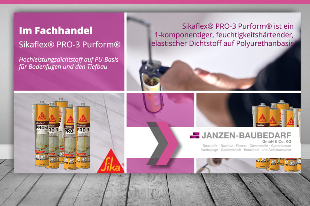 Sikaflex® PRO-3 Purform® - Janzen Baubedarf
